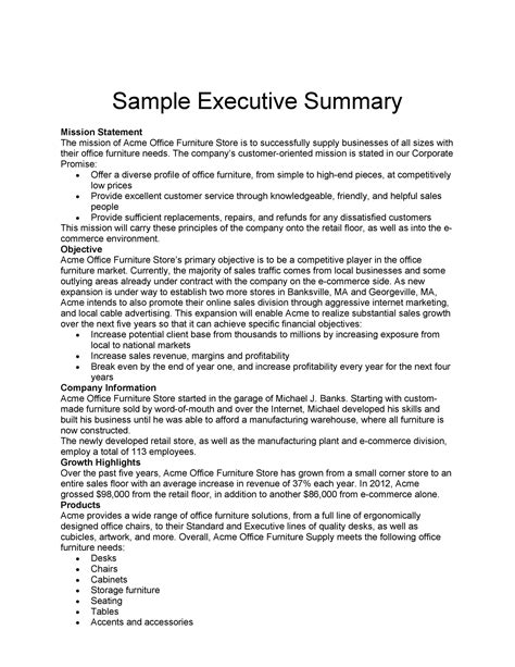 Executive Summary Example - Digital License Hub